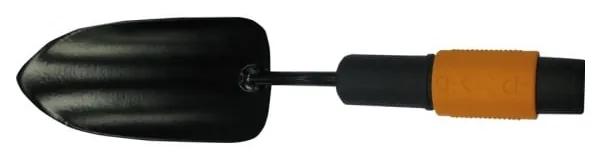 Černá ocelová lopatka Fiskars Quikfit, šířka 7,5 cm