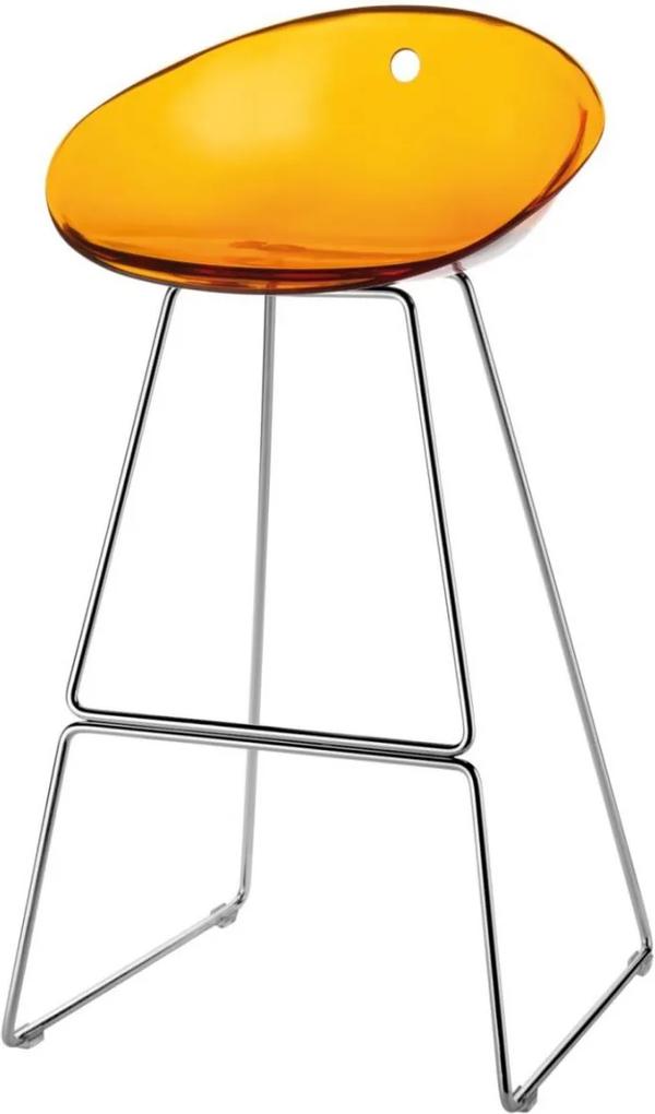 PEDRALI - Barová židle Gliss 902 oranžová - VÝPRODEJ - speciální sleva na dotaz