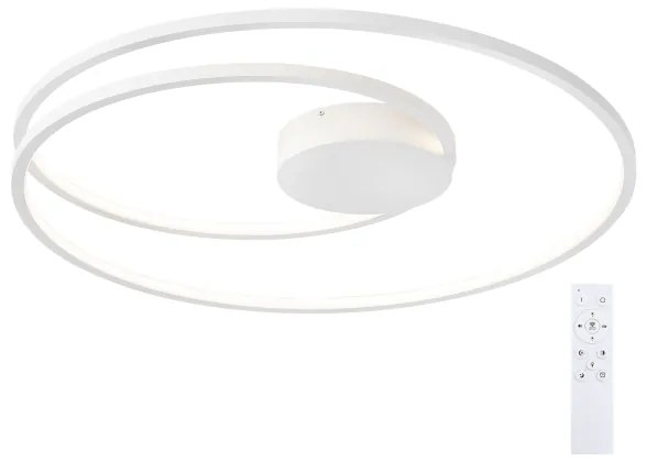 Brilagi- LED Stmívat. stropní svítidlo TWISTER LED/105W/230V pr. 100 cm bílá+DO