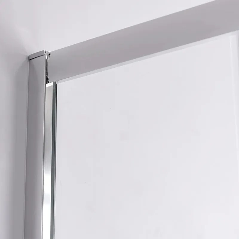 BPS-koupelny Asymetrický sprchový kout MAJA CH L 115x85 cm levý, chrom/transparent v setu s hlubokou sprchovou vaničkou