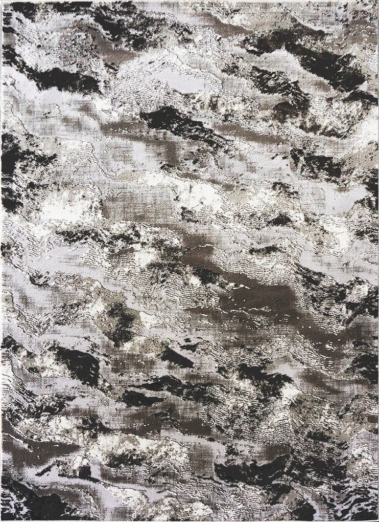 BE Koberec Mitra 3001 GREY - šedý obdélníkový Rozměr: 120x180 cm