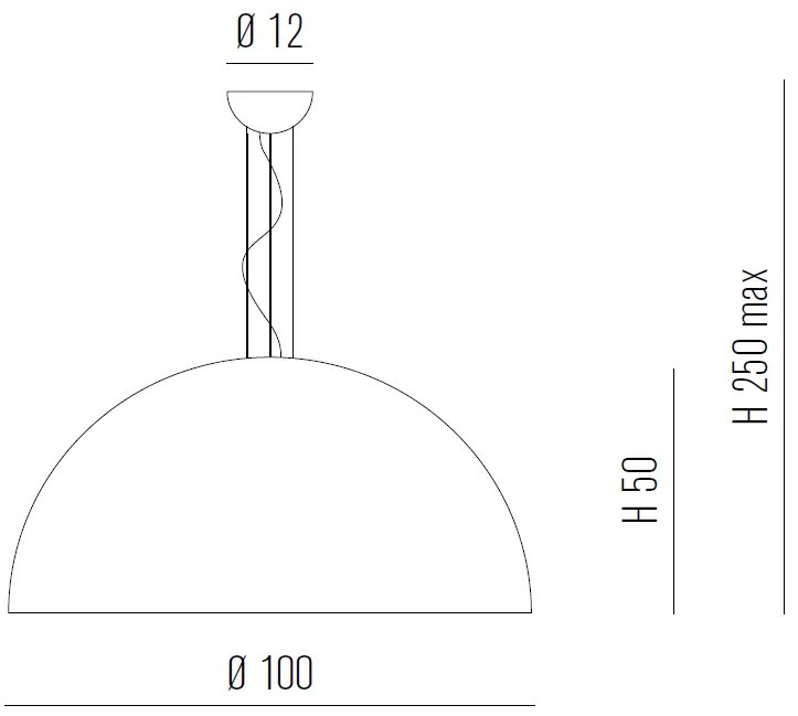 Metal Lux 271.090.04 Chiara, závěsné svítidlo 3xE27, bronzová, průměr 100cm