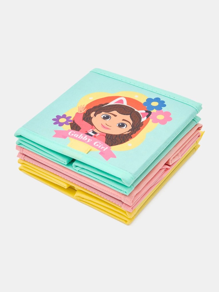 Sinsay - Sada úložných krabiček 3 pack Gabby's Dollhouse - vícebarevná