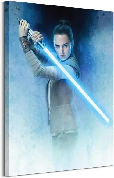 Obraz na plátně Star Wars The Last Jedi (Rey Lightsaber Guard) 60x80cm WDC100201