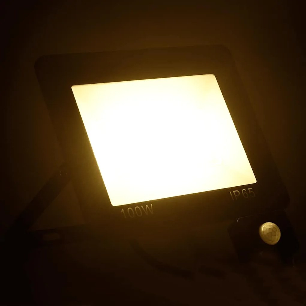 LED reflektor se senzorem 100 W teplé bílé světlo 149627