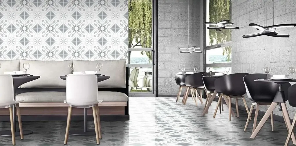 Estudio Cerámico Retro dlažba Estudio Frame Decor Arrow Chic 15x15 | BIANO