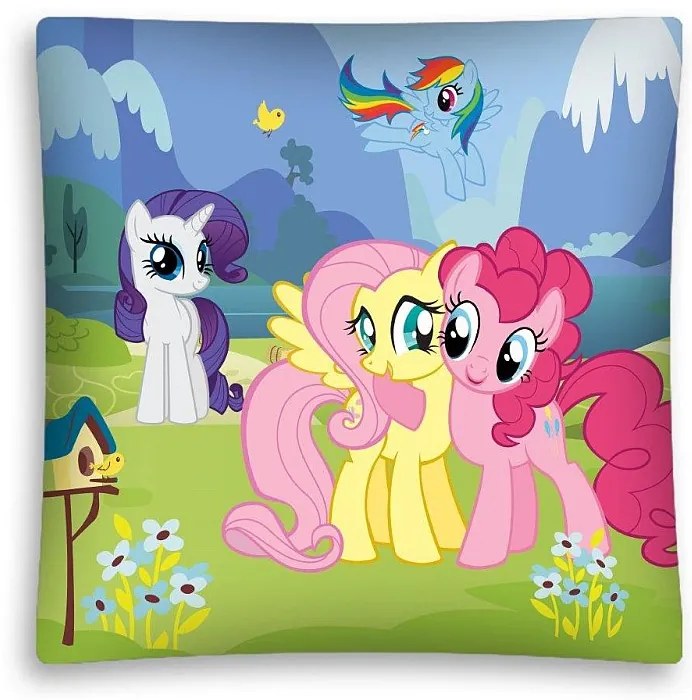 DETEXPOL Povlak na polštářek My Little Pony louka Polyester 40/40 cm