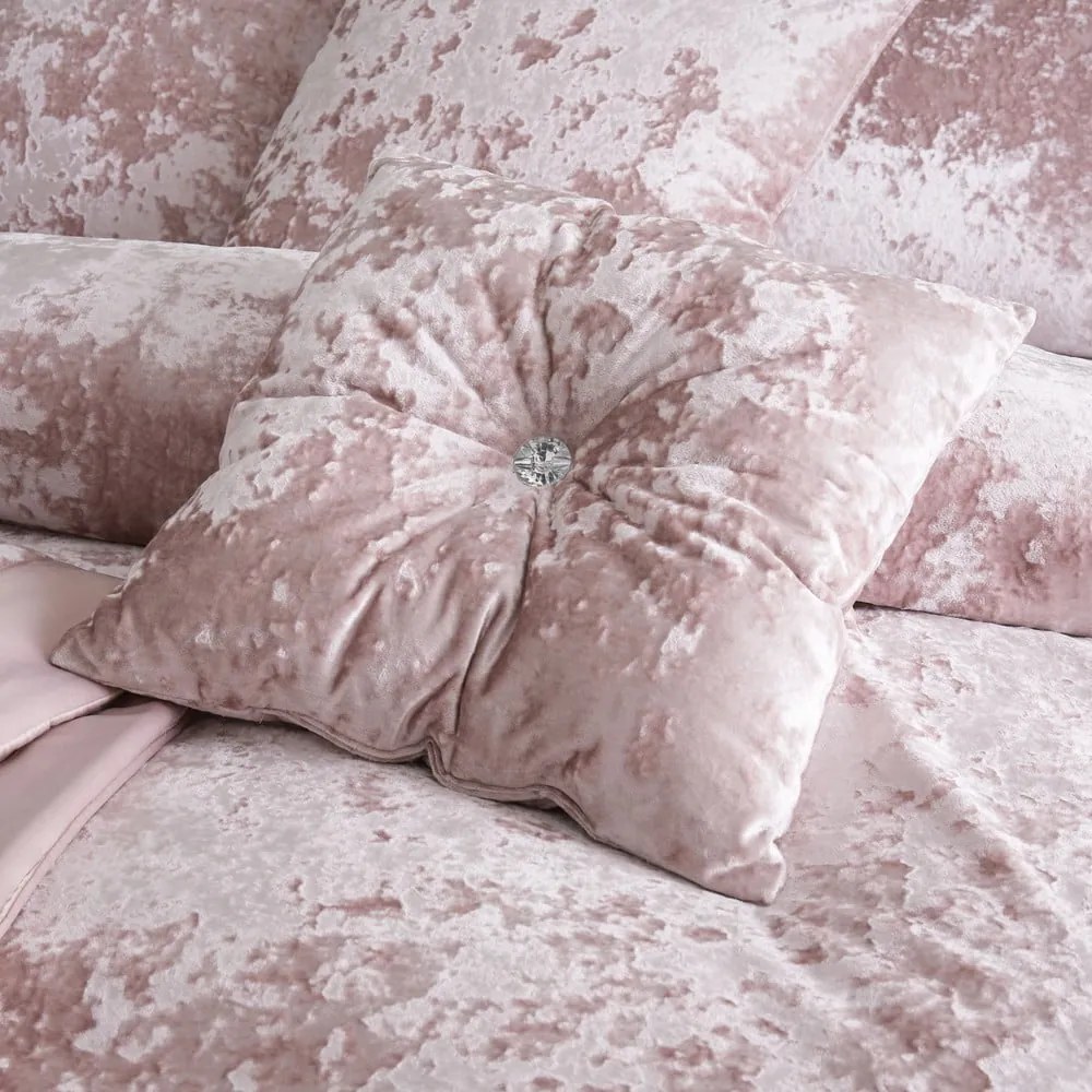 Dekorační polštář 45x45 cm Crushed Velvet Diamante – Catherine Lansfield