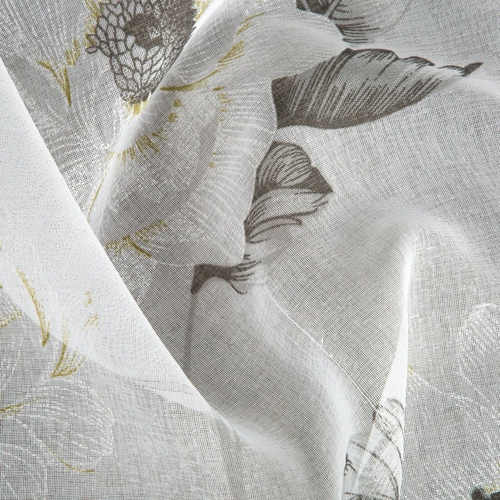 ZÁCLONA NA KROUŽCÍCH BESSY 140X250 CM VÍCEBAREVNÁ