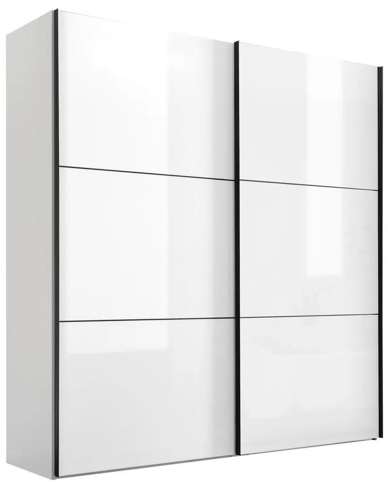 XXXLutz SKŘÍŇ S POSOUVACÍMI DVEŘMI, bílá, 188/222/68 cm Moderano - Šatní skříně - 000531006038