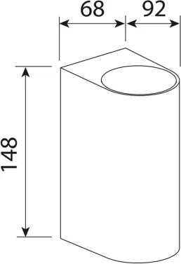 LED svítidlo McLED Revos 2R 6W 4000K IP65 černá ML-518.010.19.0