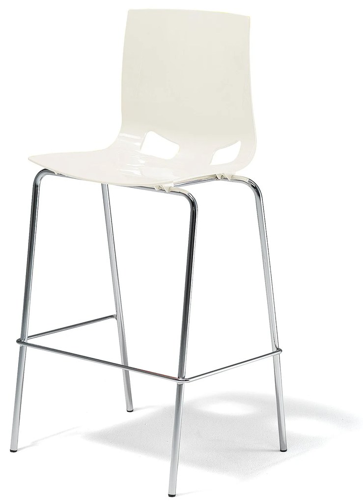 AJ Produkty Barová židle PHOENIX, bílá