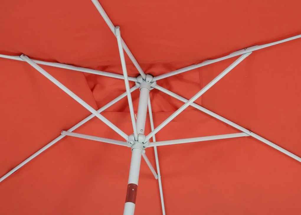 Slunečník N23 2x3m polyester/hliník - terakota