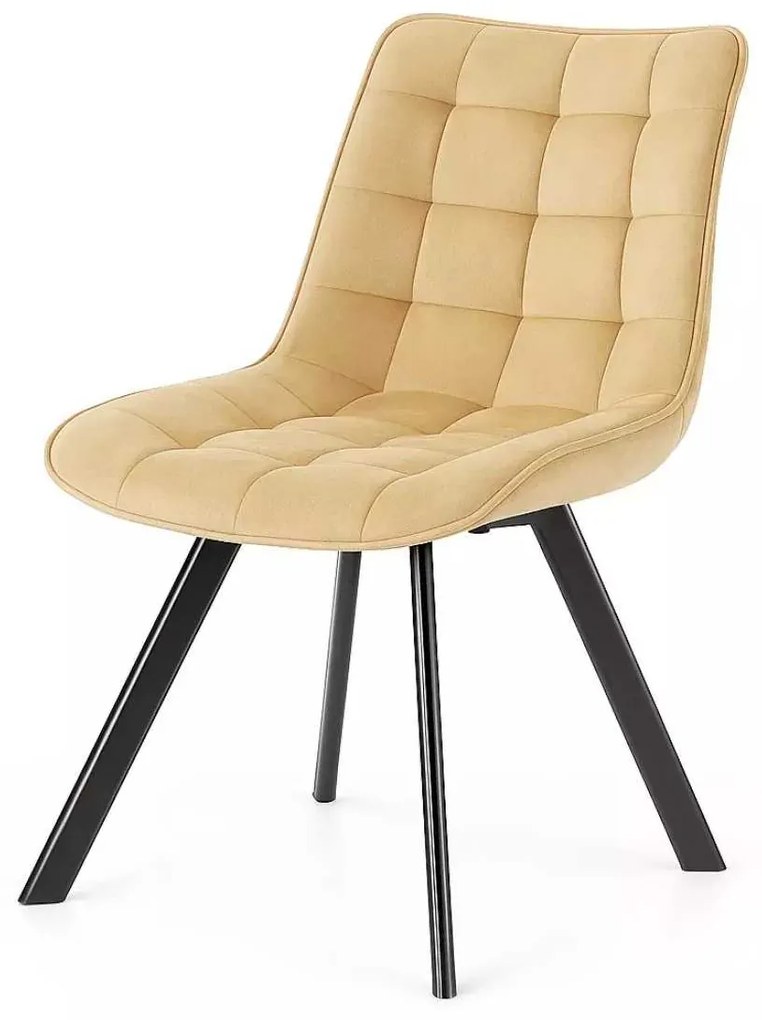 LuxuryForm Jídelní židle ORLEN VELUR - hnědá