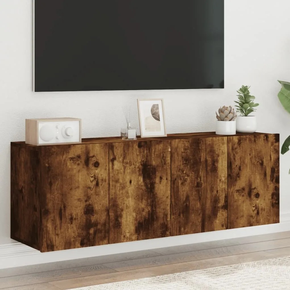 vidaXL TV skříňky nástěnné 2 ks 60 x 30 x 41 cm [836939] Barva: Betonová šedá