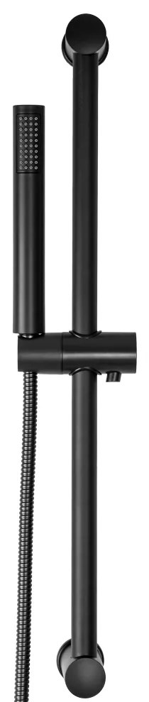 Gamma ZN5, sprchový sloup s ruční sprchovou soupravou, černá matná, GMA-ZN5-BK