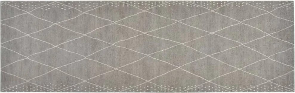 Kuchyňský koberec omyvatelný Kosočtverce 60 x 180 cm samet 136565