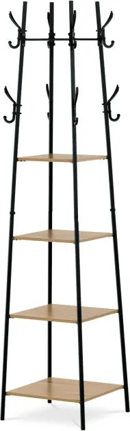 Stojanový věšák kovový hnědý GD-170 OAK