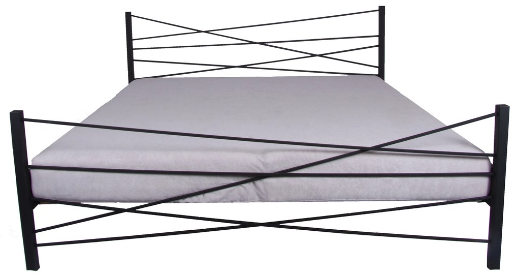 Nábytek ATIKA s.r.o. Kovová postel LINE Povrchová úprava: na přání dle RAL, Rozměr: 180 x 200 cm