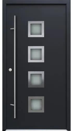 ALU-DOOR - Ocelové/hliníkové domovní dveře AC68 - Motiv AC13 105026