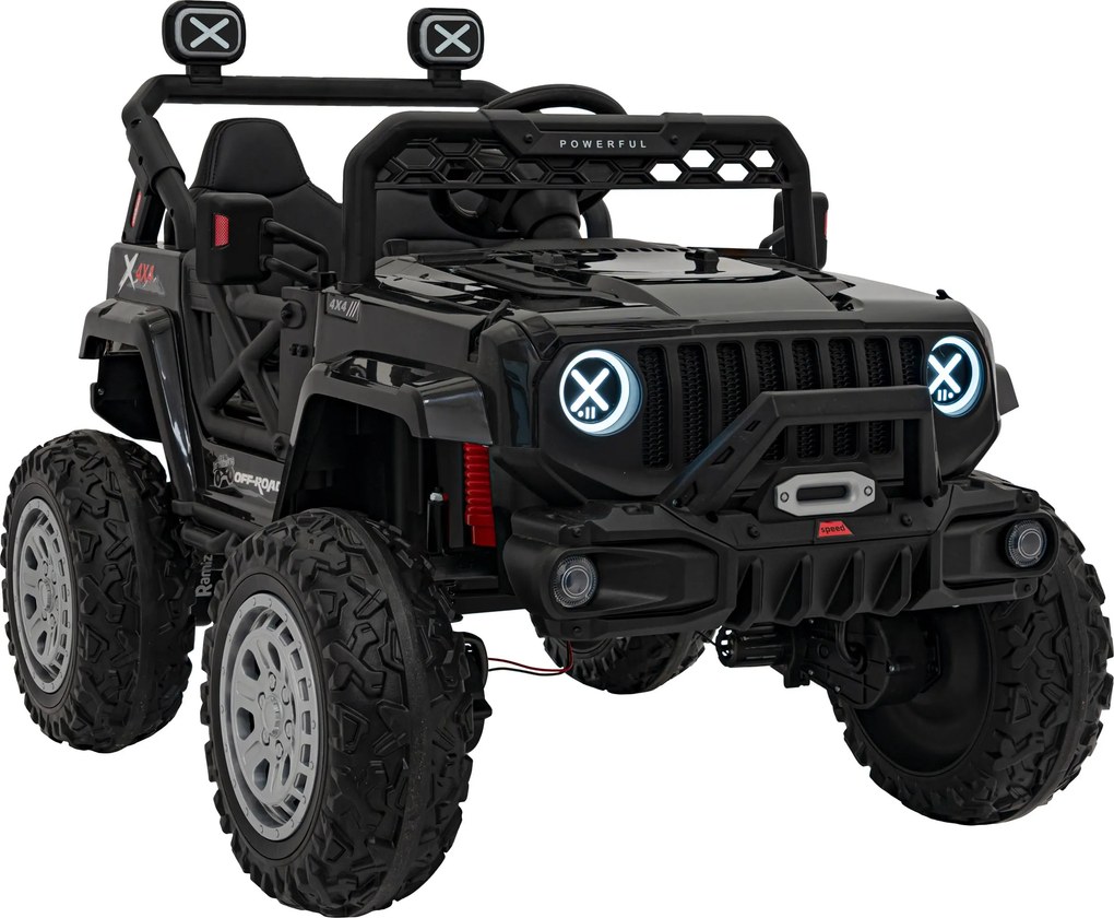 Ramiz Dětské elektrické auto OFF ROAD Speed Černé