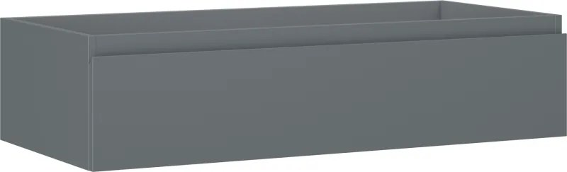 Mexen Orio, koupelnová skříňka 100 cm, 1 zásuvka, grafitová matná, 91A10-10023-1-BF66