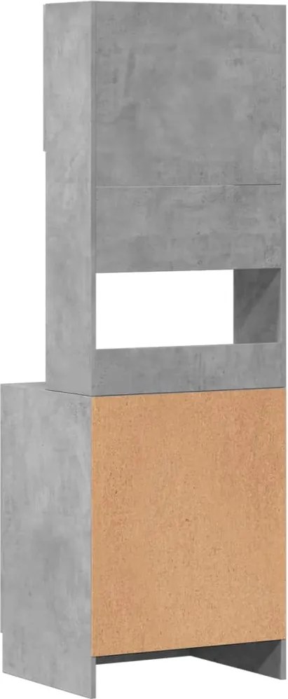 Kuchyňská skříňka betonově šedá 60x50x180 cm kompozitní dřevo 3276640