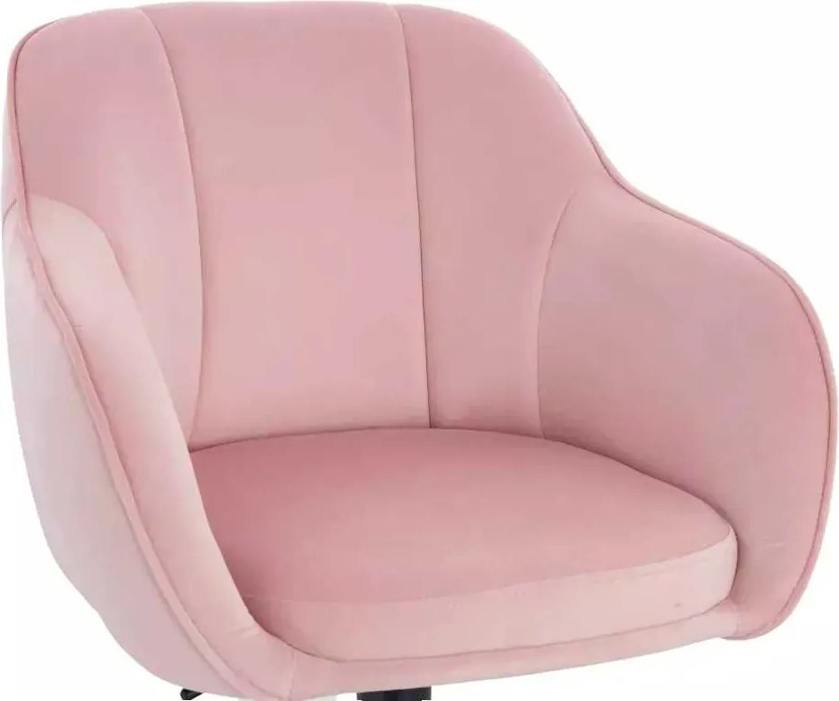 LuxuryForm DESIGN Barová židle AVOLA VELUR na zlaté kulaté podstavě - světle růžová