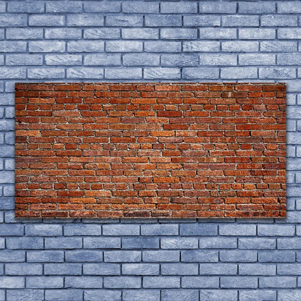 Plexisklo-obraz Cihlová Zeď Cihly 120x60 cm
