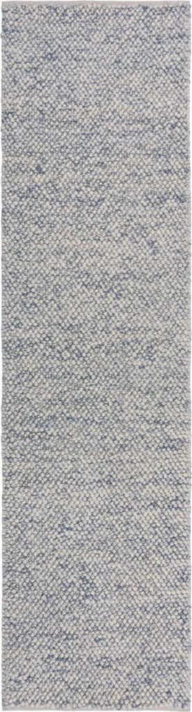 Flair Rugs, Ručně tkaný běhoun Minerals Blue, 60x230, modrá, chodba / předsíň