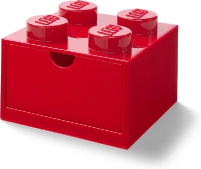 Stolní úložní box se zásuvkou Storage Box Drawer 4 | červená