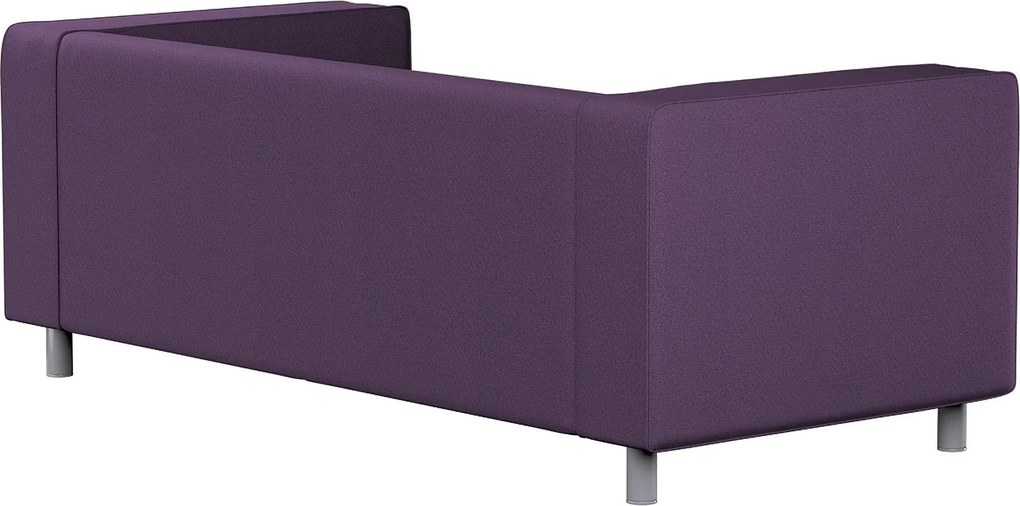 Potah na pohovku IKEA Klippan 2-místná barva fialová látka pletený vzor