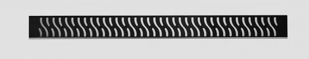HOPA Odtokový žlab STANDARDline BLACK Rozměr A - 70 cm, Varianta roštu - Harmony OLPZLABST69BH