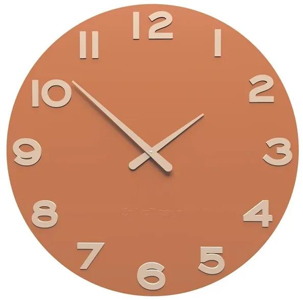 Designové hodiny 10-205 CalleaDesign 60cm (více barev) Barva fialová klasik-73 - RAL4005