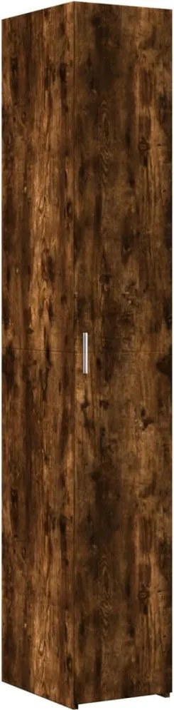 Skříň highboard kouřový dub 30 x 42,5 x 185 cm kompozitní dřevo 3281396