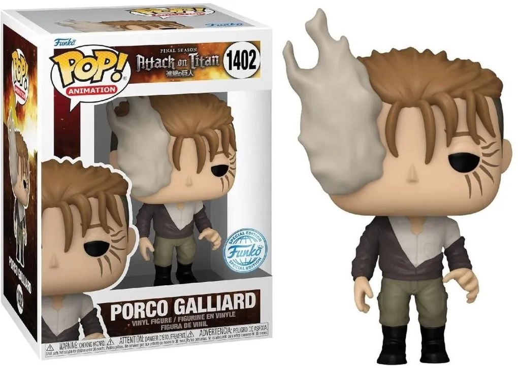 Funko pop! animation attack on titan porco galliard