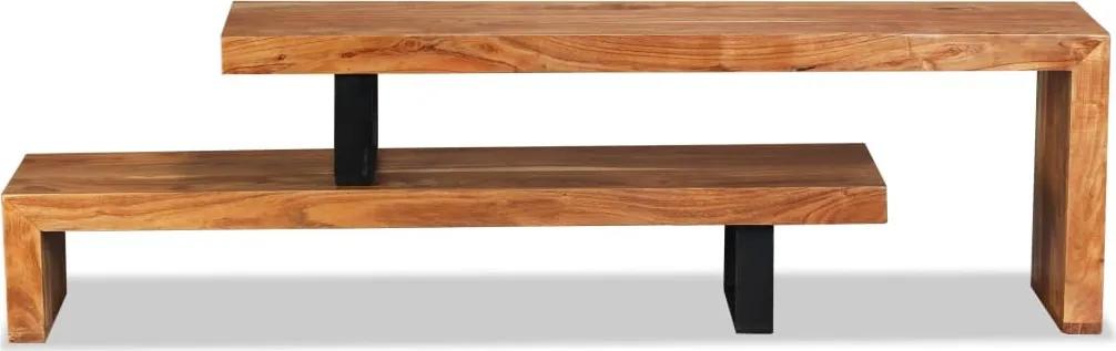 vidaXL TV stolek, masivní akáciové dřevo [244583]