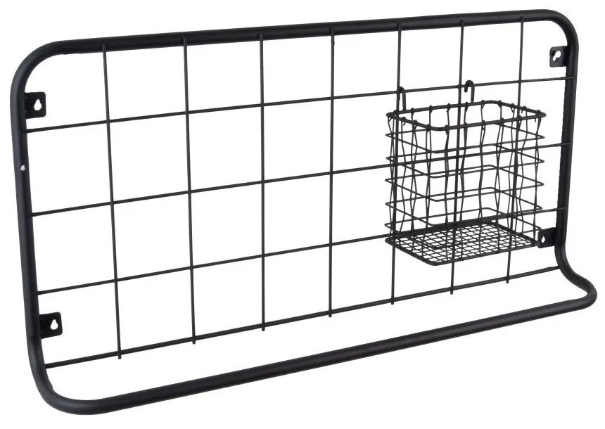 Nástěnný organizér v černé barvě PT LIVING Open Grid