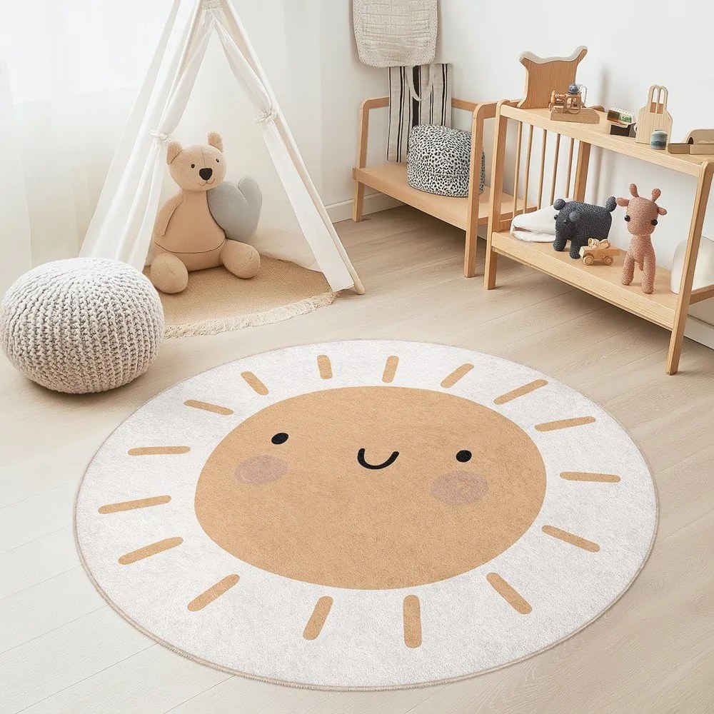 Pratelný dětský koberec ø120 cm Sunny World – Mila Home