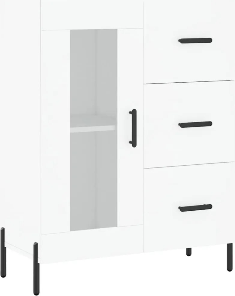 vidaXL Skříň highboard 69,5 x 34 x 180 cm kompozitní dřevo [3198601] Barva: šedá sonoma