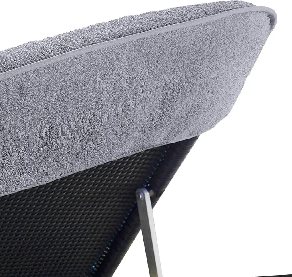 Plážové osušky 6 ks šedé 60 x 135 cm textil 400 GSM 3157053