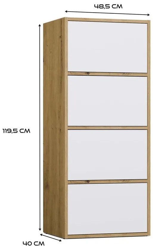 Komoda Alma 50 cm - výběr z 2 provedení