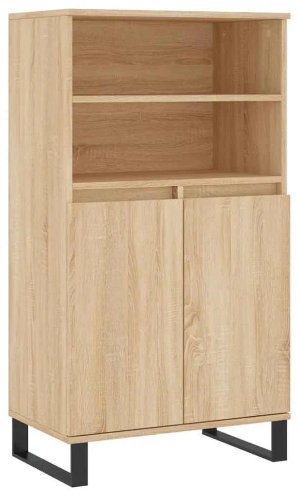 vidaXL Skříň highboard dub sonoma 60 x 36 x 110 cm kompozitní dřevo