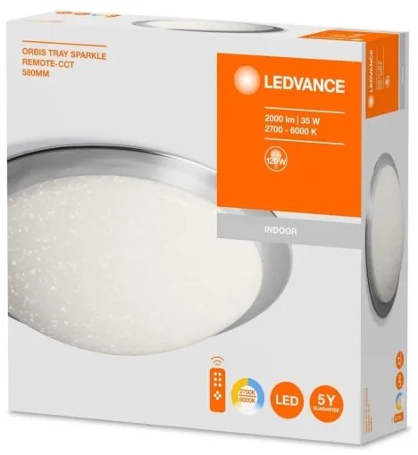 Ledvance -LED Stmívatelné stropní svítidlo ORBIS SPARKLE LED/35W/230V 2700-6500K