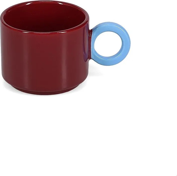 Vínový kameninový hrnek 280 ml Lou – ONA