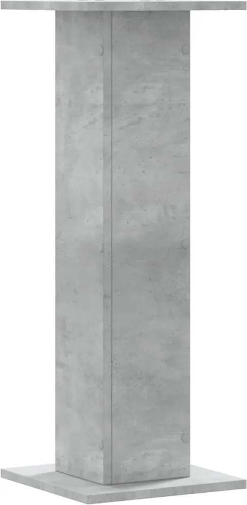 Stojany na rostliny 2 ks betonově šedé 30 x 30 x 80 cm kompozit 3307867