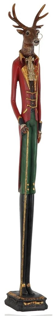 Dekorace jelen - 12*12*92 cm