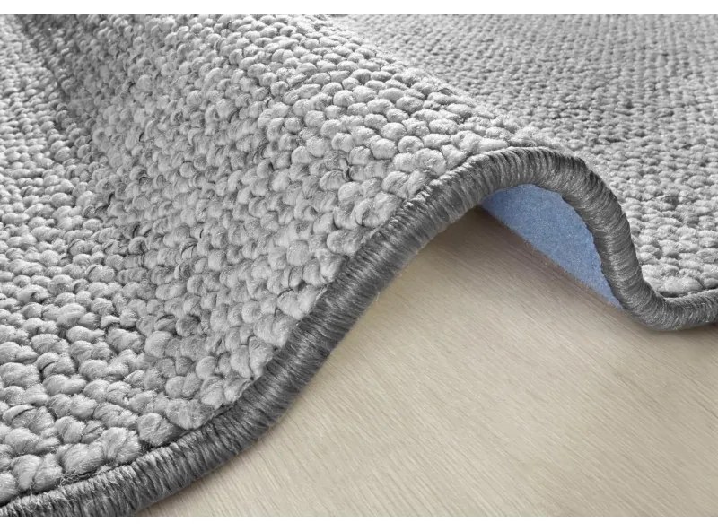 BT Carpet, Kusový koberec Wolly 102840 kruh, 200x200 (průměr) kruh, šedá, ložnice