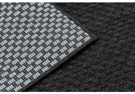 Dywany Luszczow Kusový koberec, běhoun TIMO 6272 SISAL venkovní černý Rozměr koberce: 60 x 250 cm