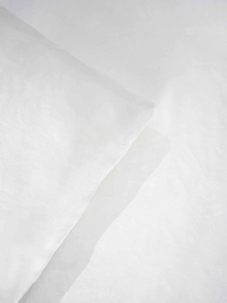 MK Lůžkoviny Mikroplyšové povlečení do postýlky Exclusive - Laura bílá 100 × 135 cm, 40 x 60 cm